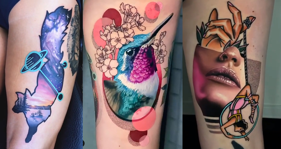 Realistic Side Tattoos